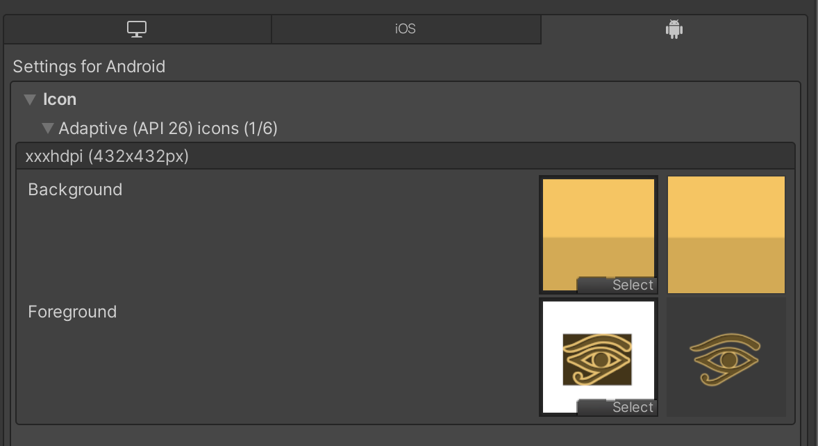 【Unity】iOS | Android 各ストアのアイコンやスクショを効率よく使い回す | くものす