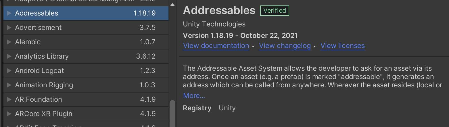 【Unity】Addressables について簡単にさわりだけまとめ | くものす