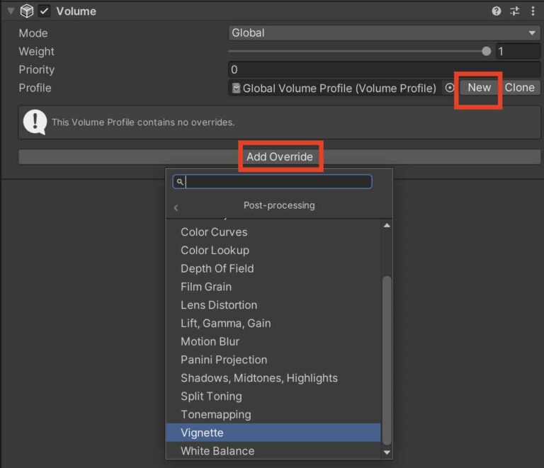 【Unity】URPで標準のポストエフェクトを使う | くものす