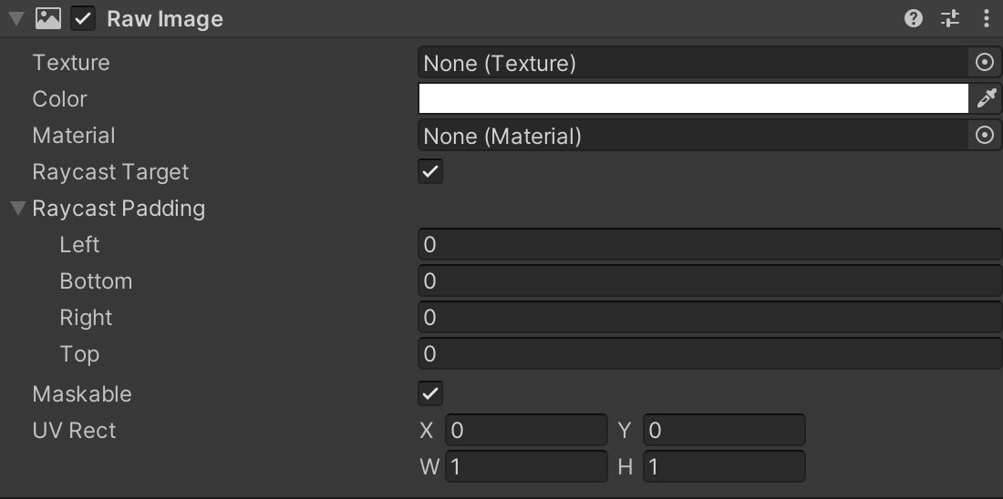 【Unity】Image と RawImage のメリット/デメリット | くものす